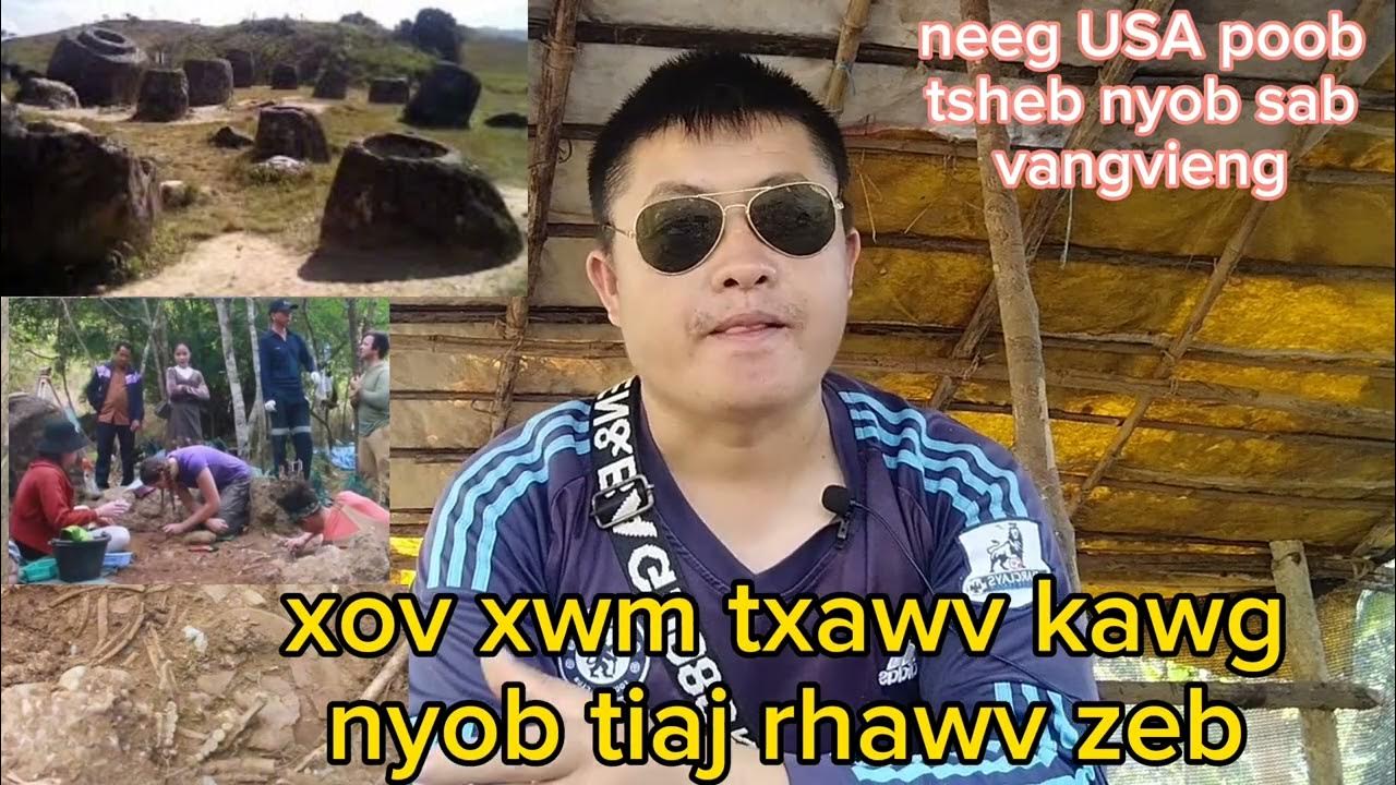 xov xwm khawb tau pob txha nyob rau tiaj rhawv zeb & neeg txawv teb chaws poob tsheb sab ...