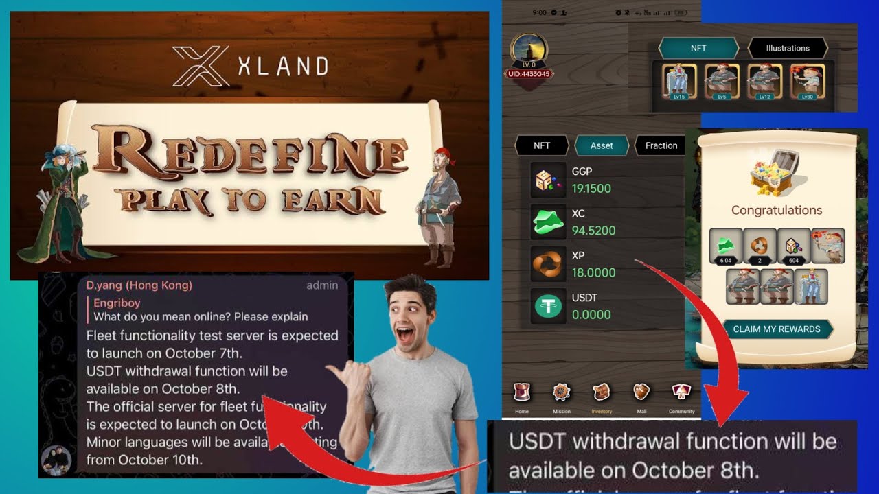 HOW TO LEVEL-UP/UPGRADE XLAND NFT - YouTube