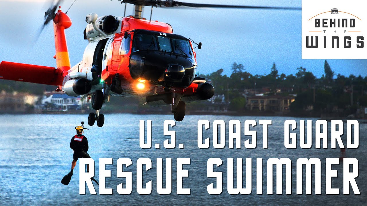 U.S. Coast Guard Rescue Swimmer | Behind the Wings - YouTube