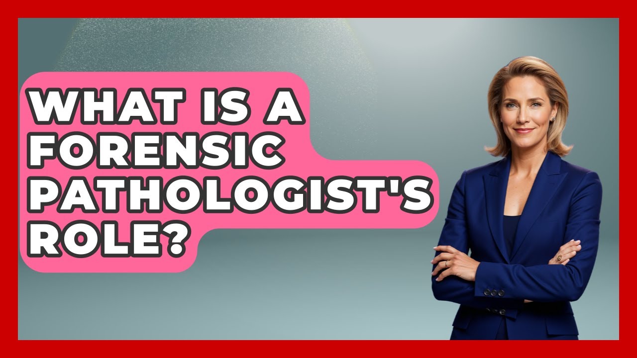 What Is A Forensic Pathologist's Role? - Law Enforcement Insider - YouTube