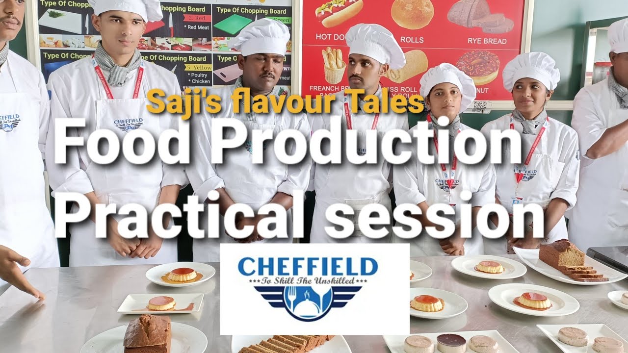 Food production practical session in cheffield. - YouTube