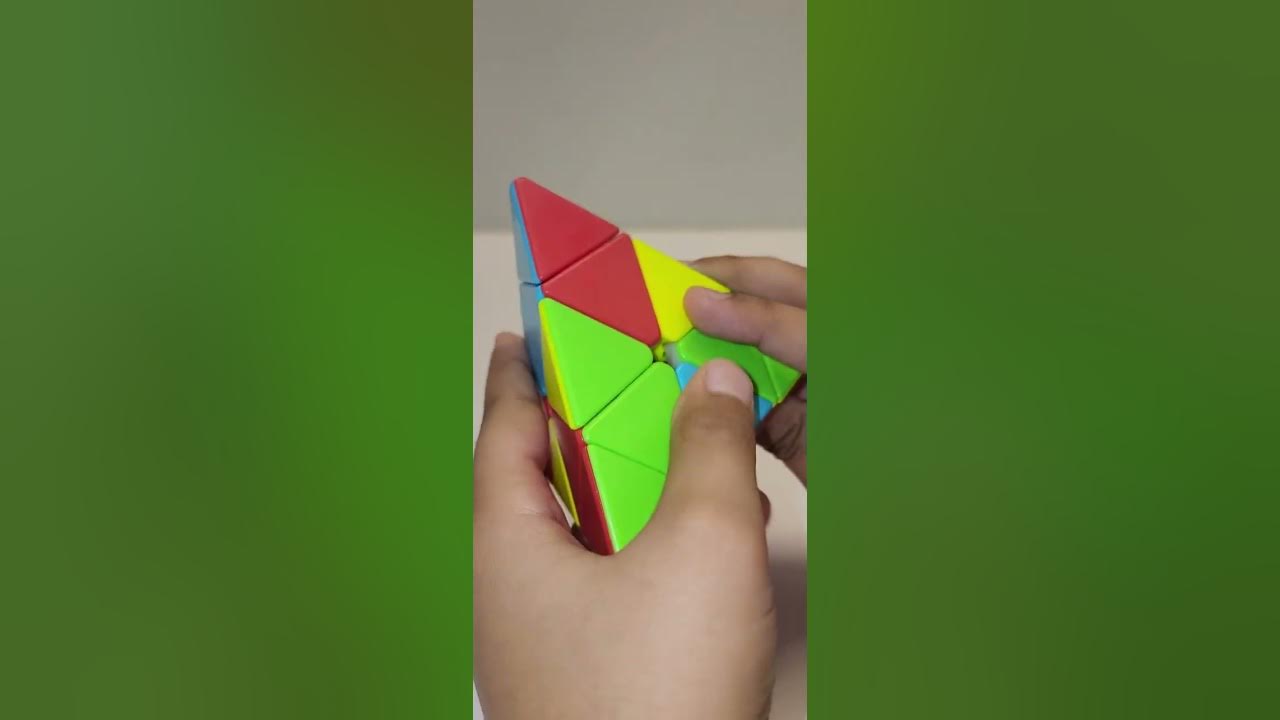 How To Solve The Pyraminx Easy Method - YouTube