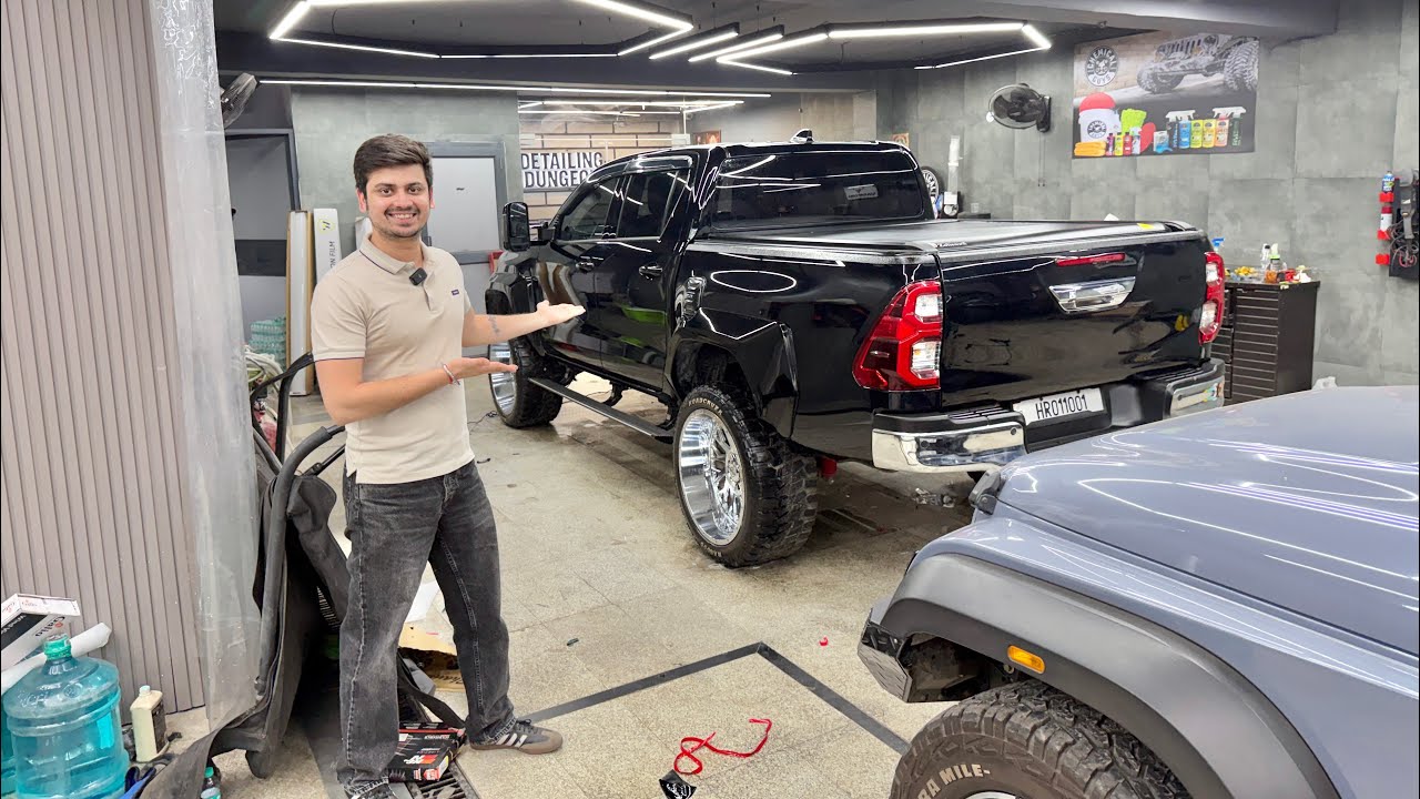 Toyota Hilux Wrapped In Pure Protection | PPF installed at Detailing ...