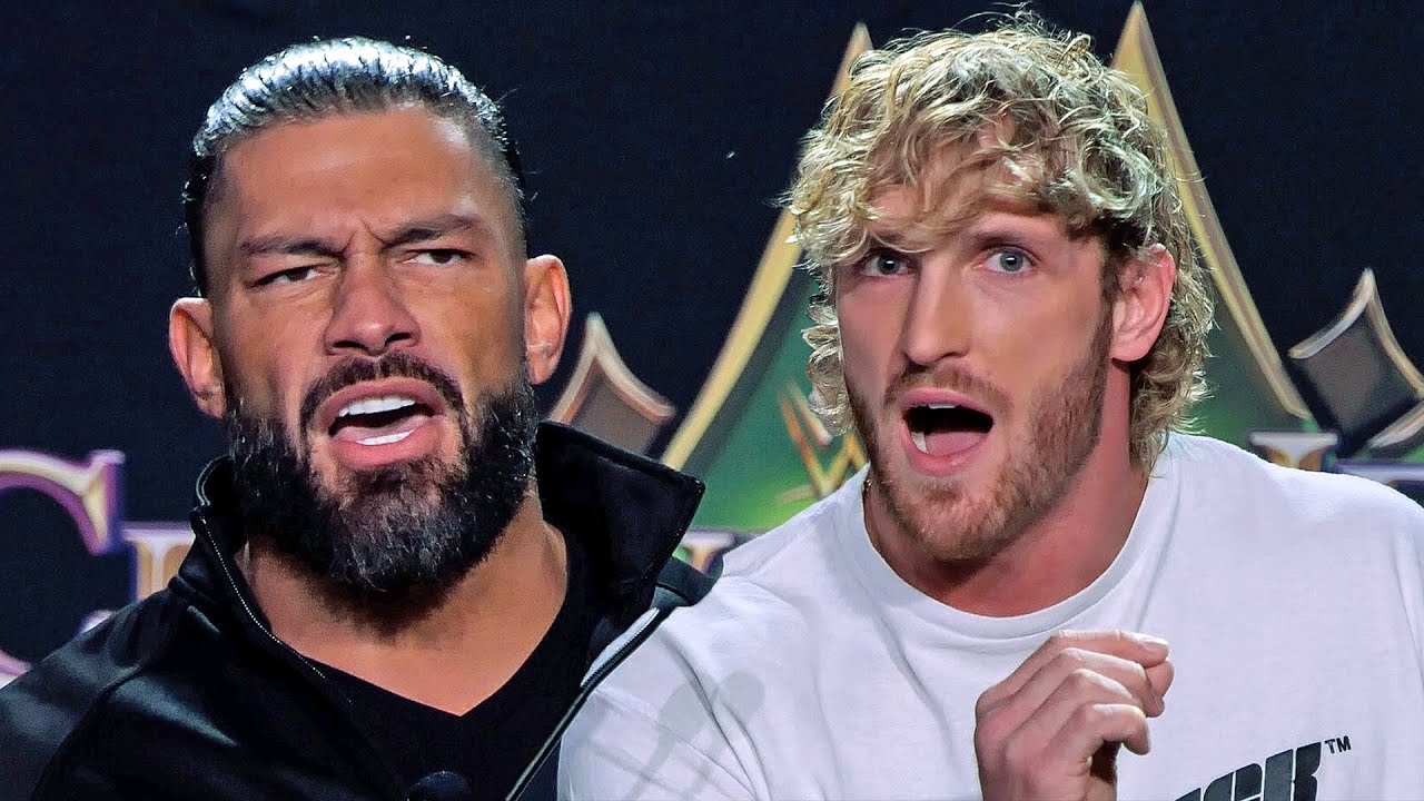 Roman Reigns vs. Logan Paul • FULL PRESS CONFERENCE • WWE Announcement ...