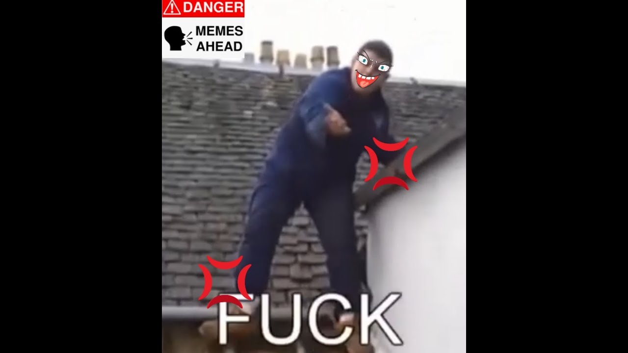 welsh man stuck on roof - Meme - YouTube