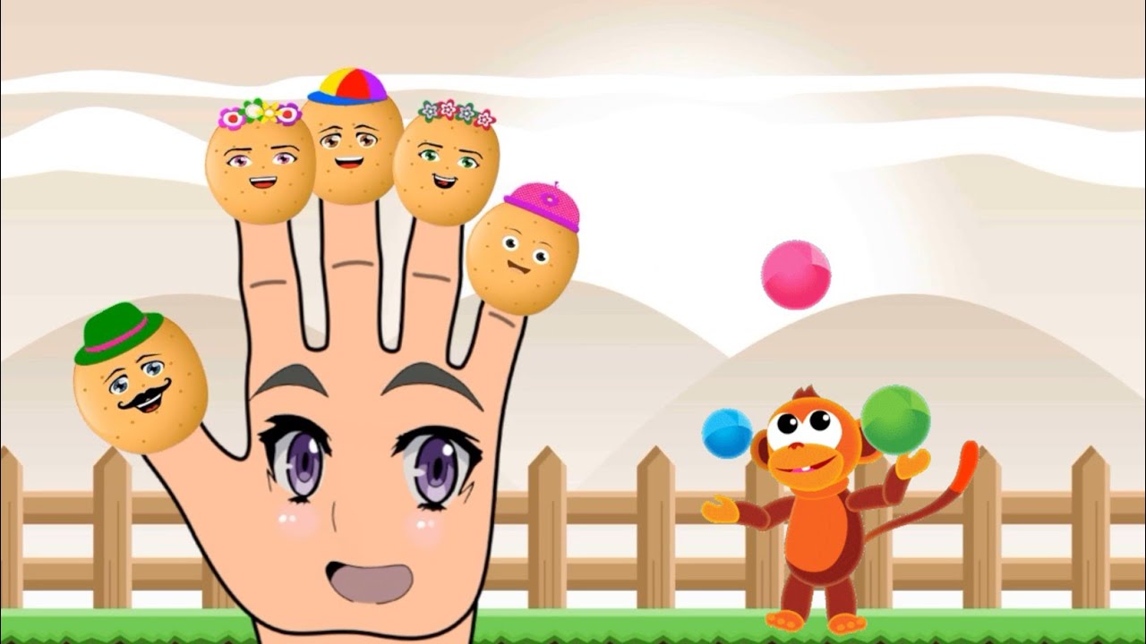 Fruits Finger Family Song Nursery Rhymes - YouTube
