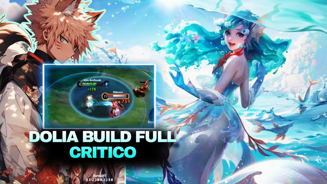 DOLIA NA LANE DO ADC COM BUILD FULL DANO CRÍTICO - HONOR OF KINGS - YouTube