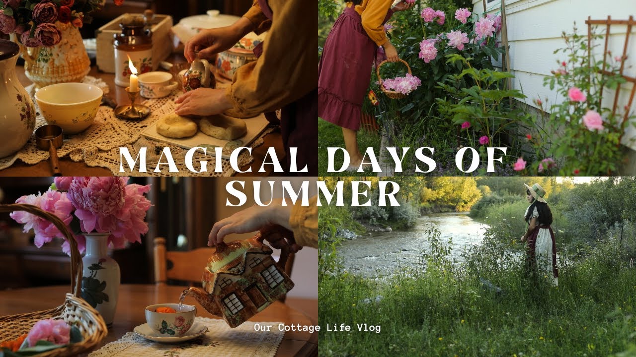 Magical Days of Summer in the Countryside 💐🫖🌿 - YouTube