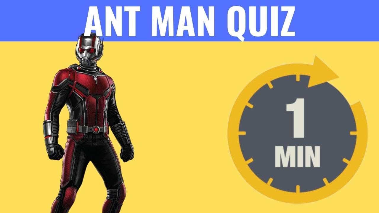 Ant-Man and the Wasp: Quantumania Quiz | 1 Minute QUIZ! 5 Questions ...