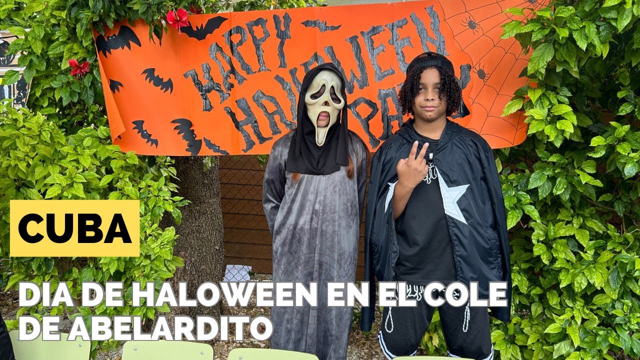 Día de Halloween 🎃 en cuba /Esto sucedió en el cole de Abelardito - YouTube