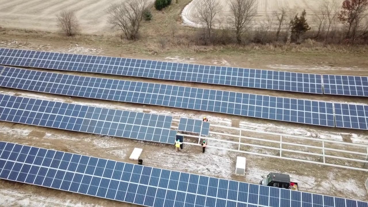 3.4 MW Solar Farm - Scandia, MN - YouTube