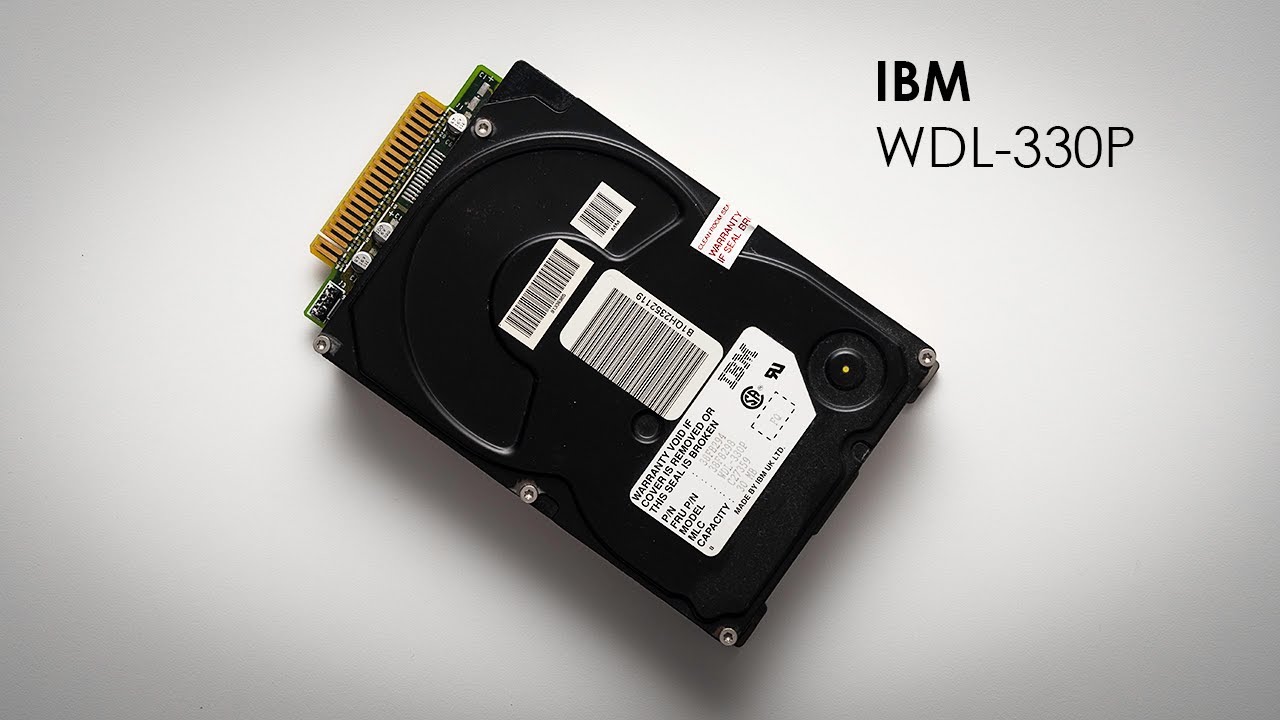 IBM WDL-330P (PS/1 2011) (1990) - Hard Disk Sounds - YouTube