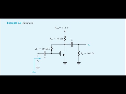 Determine small-signal voltage gain, largest input signal | transistor ...