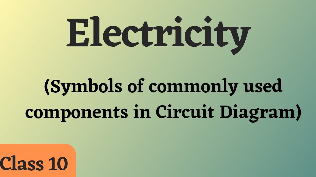 Electricity|| Chapter- 11|| Symbols Used in Electric Circuit|| CBSE ...