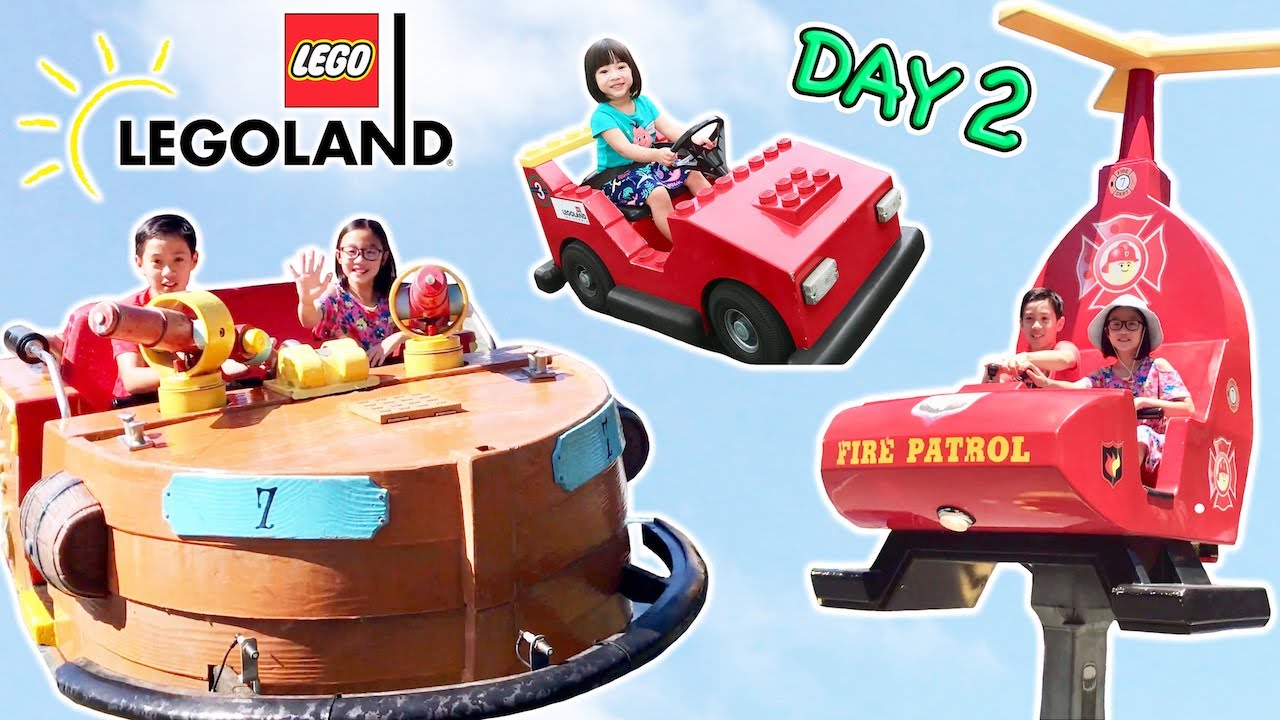 Legoland California Day 2 Vlog - Coastersaurus, Splash Battle, Miniland ...