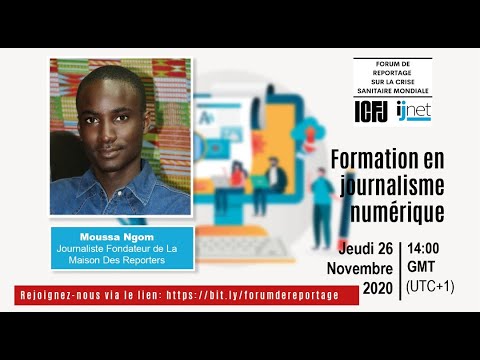 Webinaire 24: Formation en journalisme numérique - YouTube
