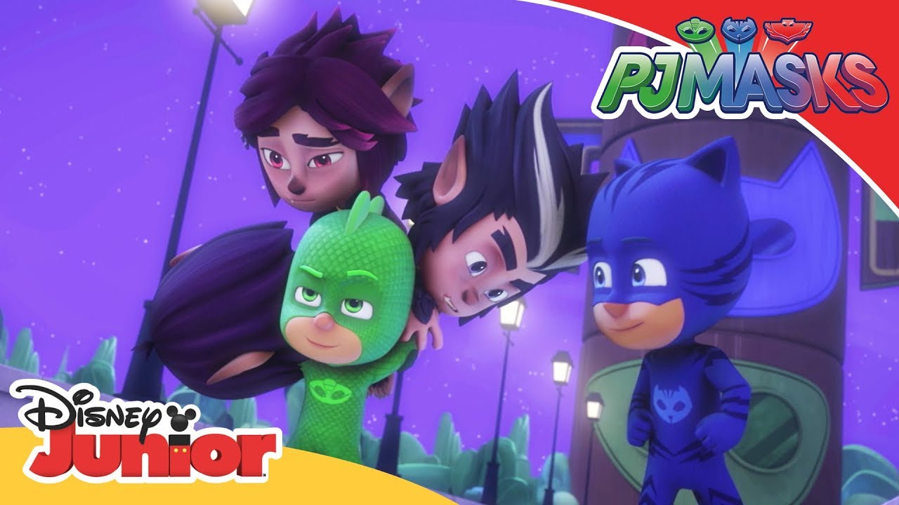 Flying Wolfy 🐺 | PJ Masks 🌟 | Disney Junior Arabia - YouTube