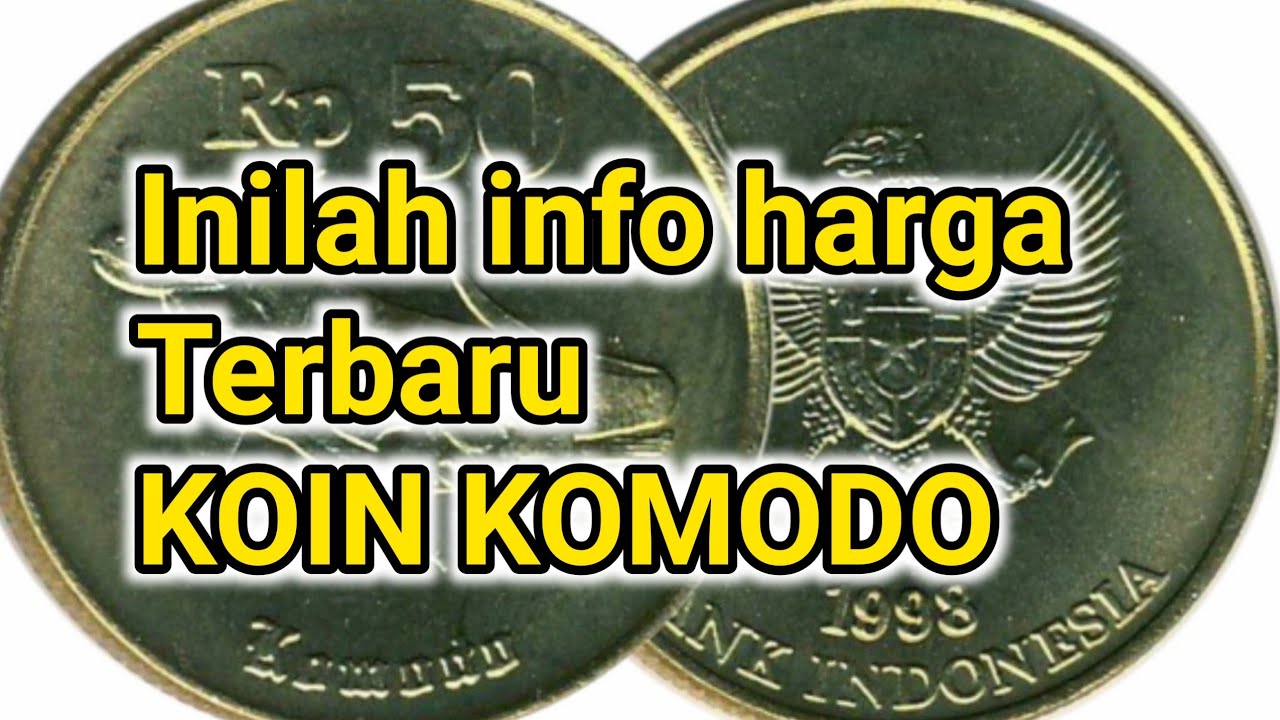 cek harga Uang koin 50 rupiah gambar komodo tahun 1997 - YouTube