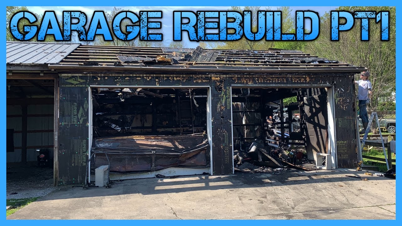 Garage Rebuild - Part 1 (The Tear Down) - YouTube