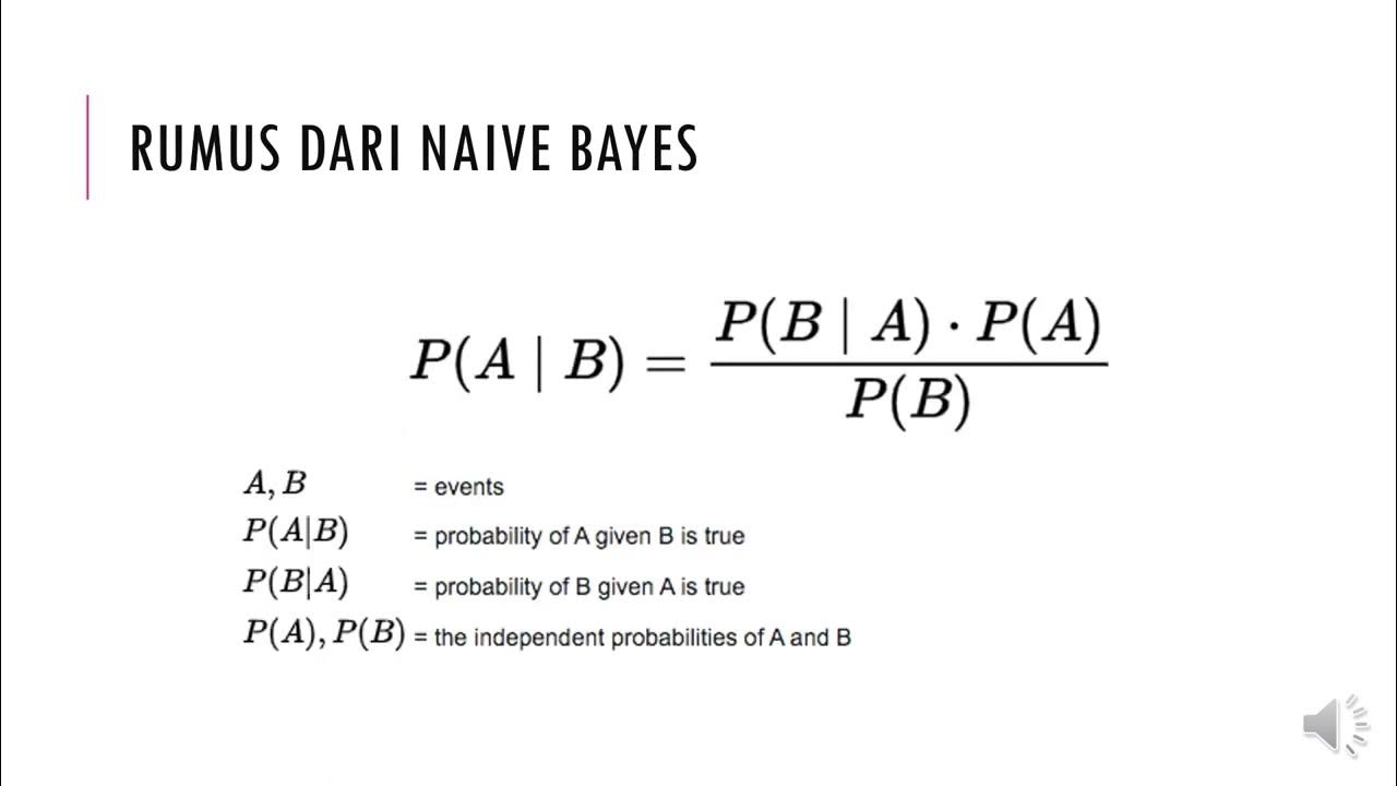 10 MENIT JAGO DATA MINING NAIVE BAYES DENGAN EXCEL - YouTube