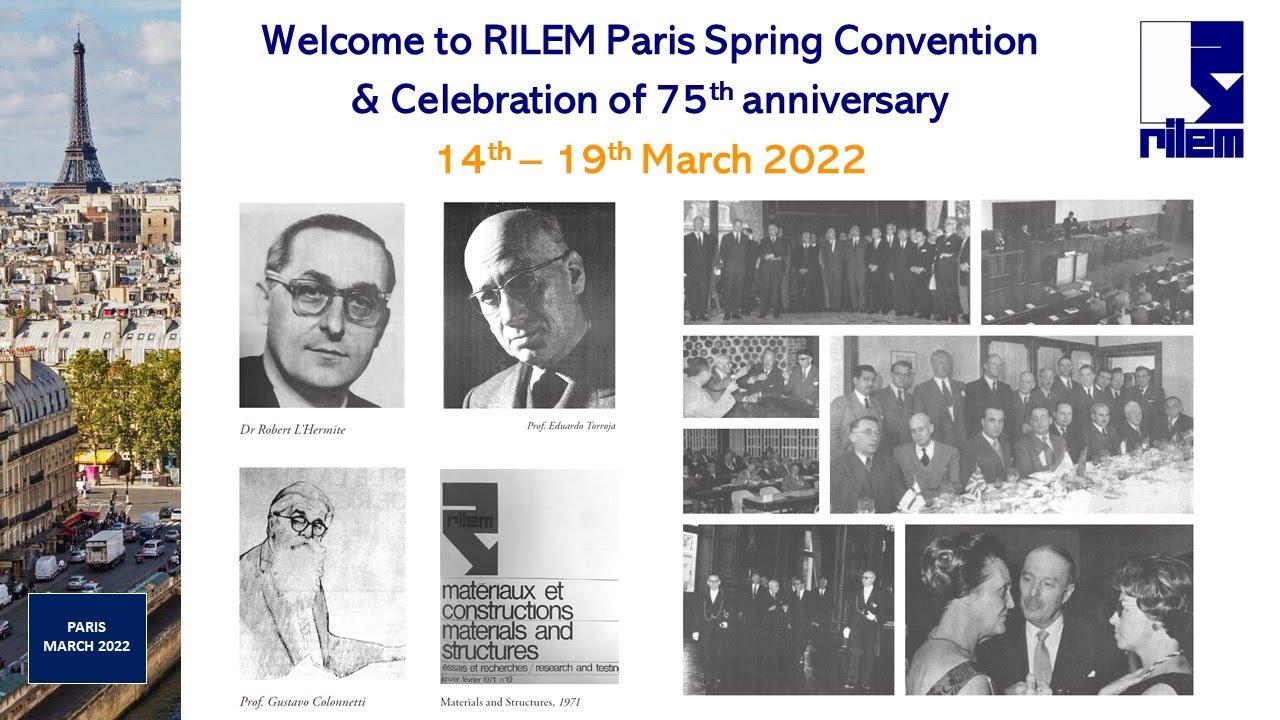 Welcome speech by RILEM President, Dr. Nicolas Roussel - YouTube