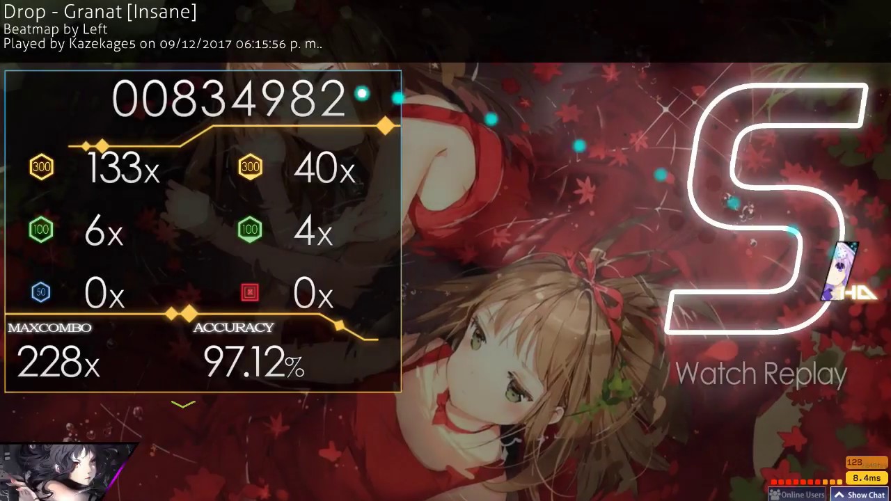 Osu! Drop - Granat(Insane) + HD 97.12% 228 Combo - YouTube
