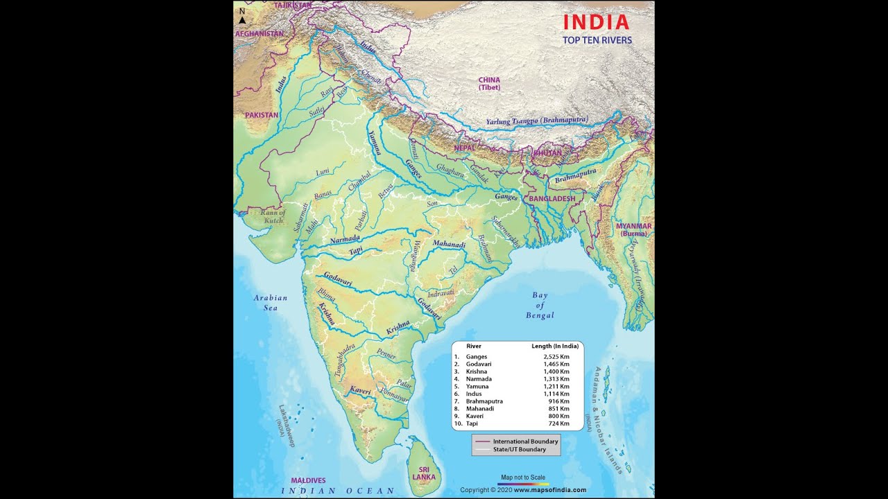 DRAINAGE and RIVER SYSTEMS OF INDIA - YouTube