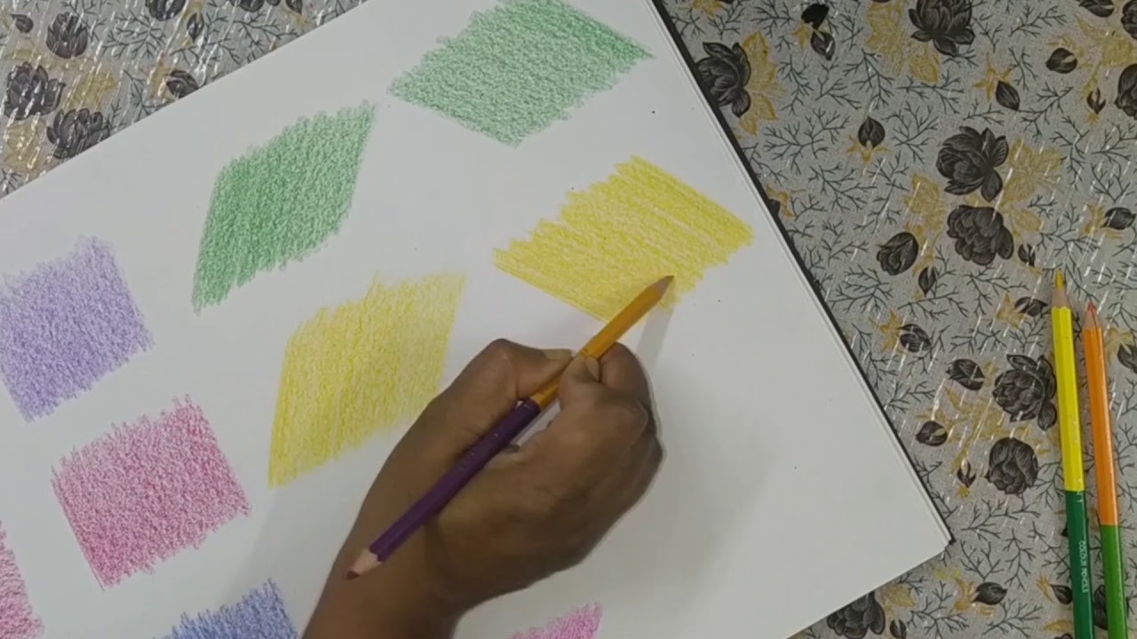 How to use color pencil for kids - YouTube