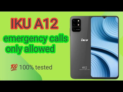 iku a12 emergency calls only allowed - YouTube