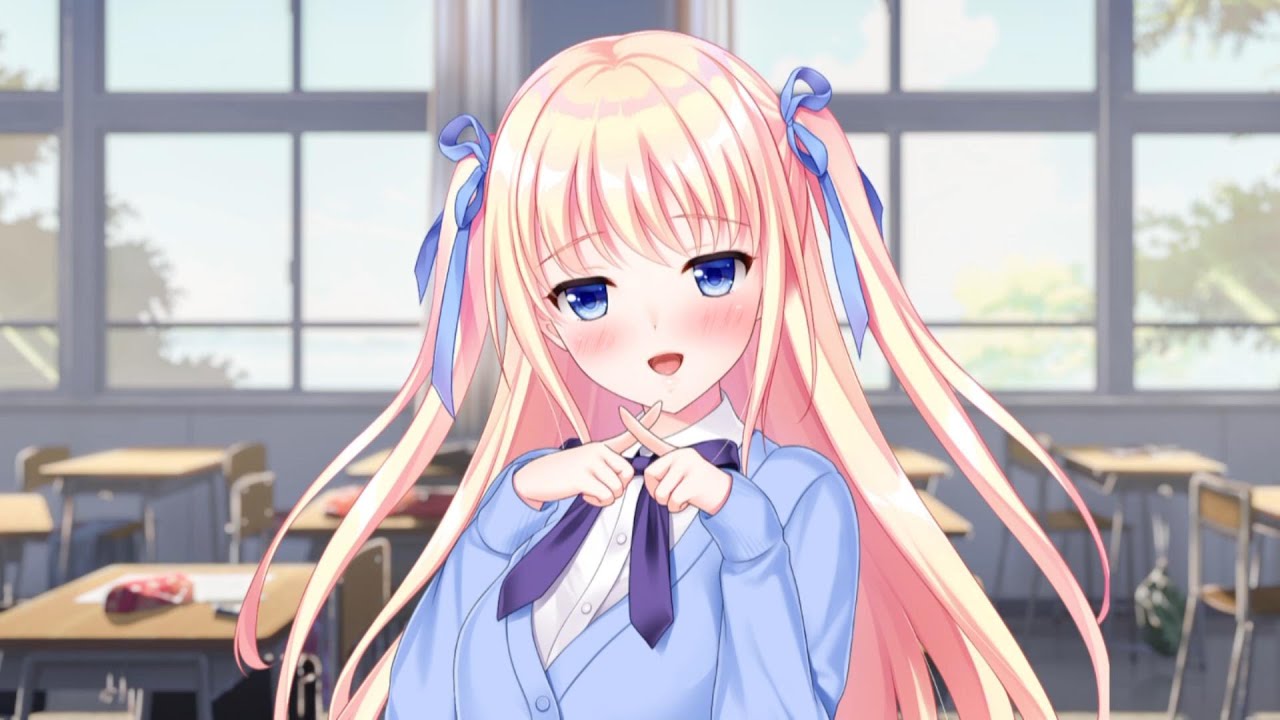 #2【月の彼方で逢いましょう SweetSummerRainbow】体験版 スクール編 今はダメ - YouTube