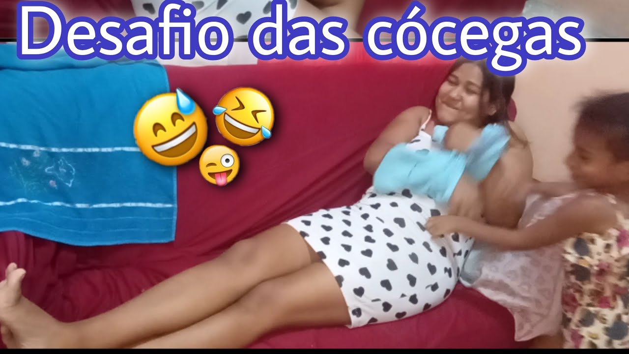 Desafio Das Cócegas Tia Vs Sobrinha Chorei De Tanto Rir 😂😂 Youtube