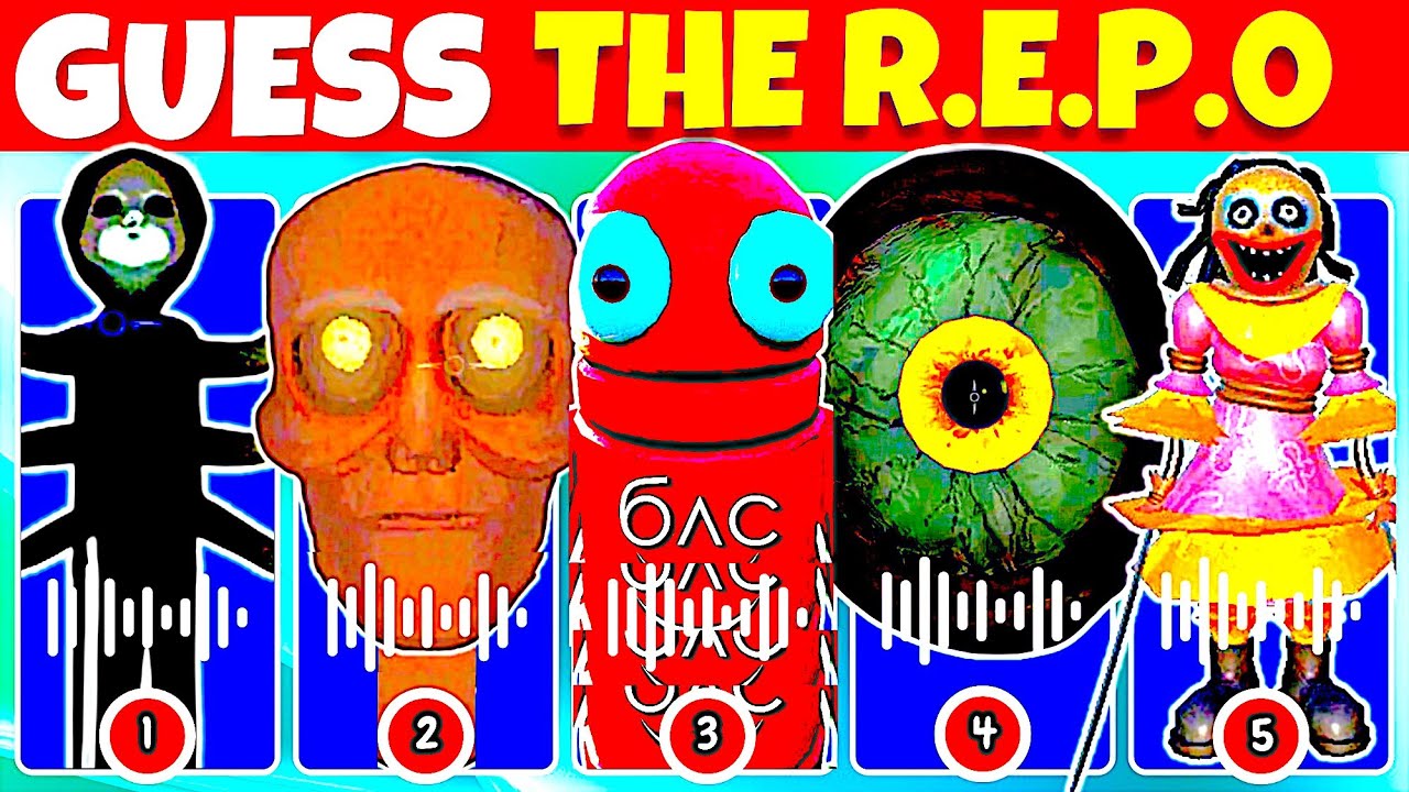 Guess The REPO monsters by Their Voice and Sounds 🎶~ R.E.P.O Quiz ...