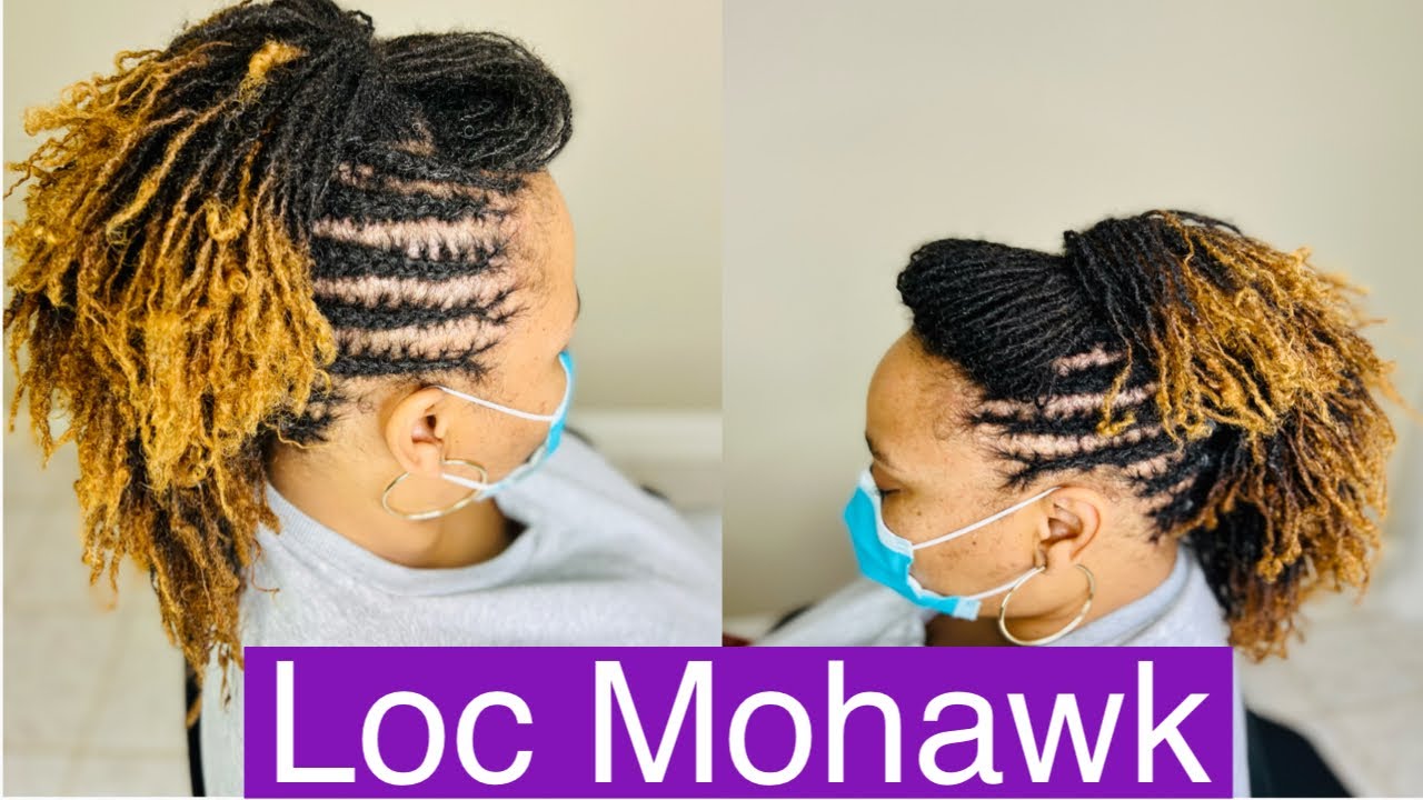 Mohawk Loc Style - YouTube