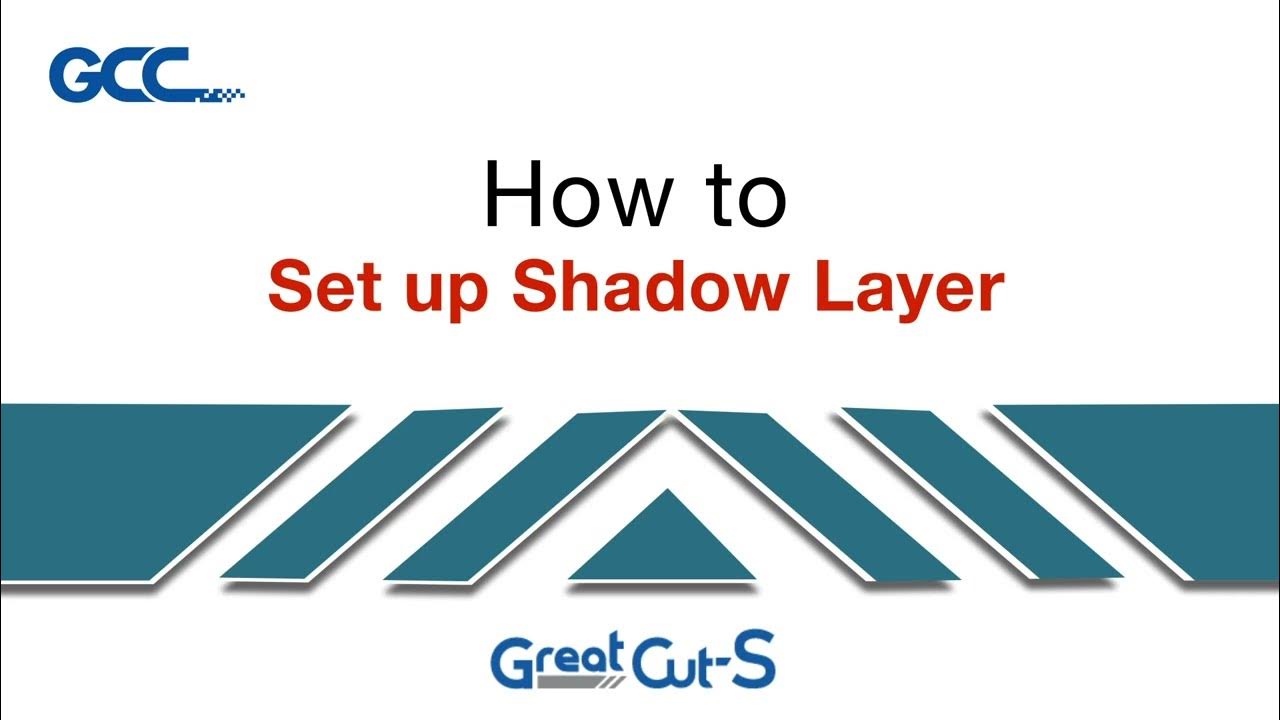 GCC---How to set up Shadow layer-GreatCut-S - YouTube