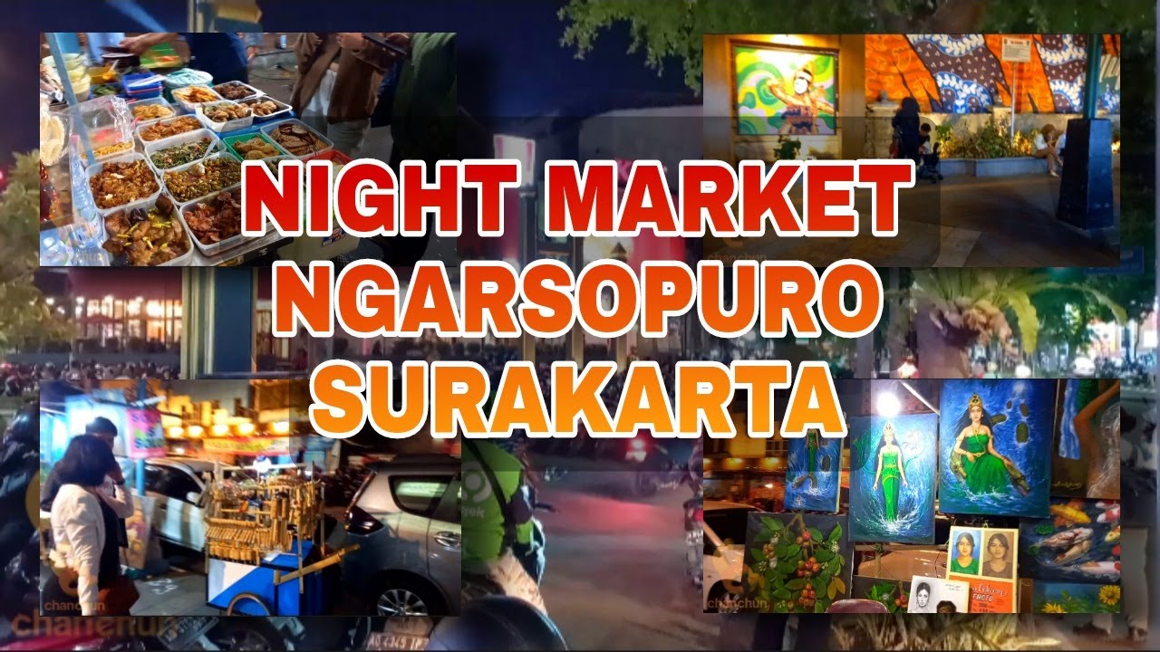 Night market ngarsopuro surakarta ‼️ || pasar malam ngarsopuro - YouTube