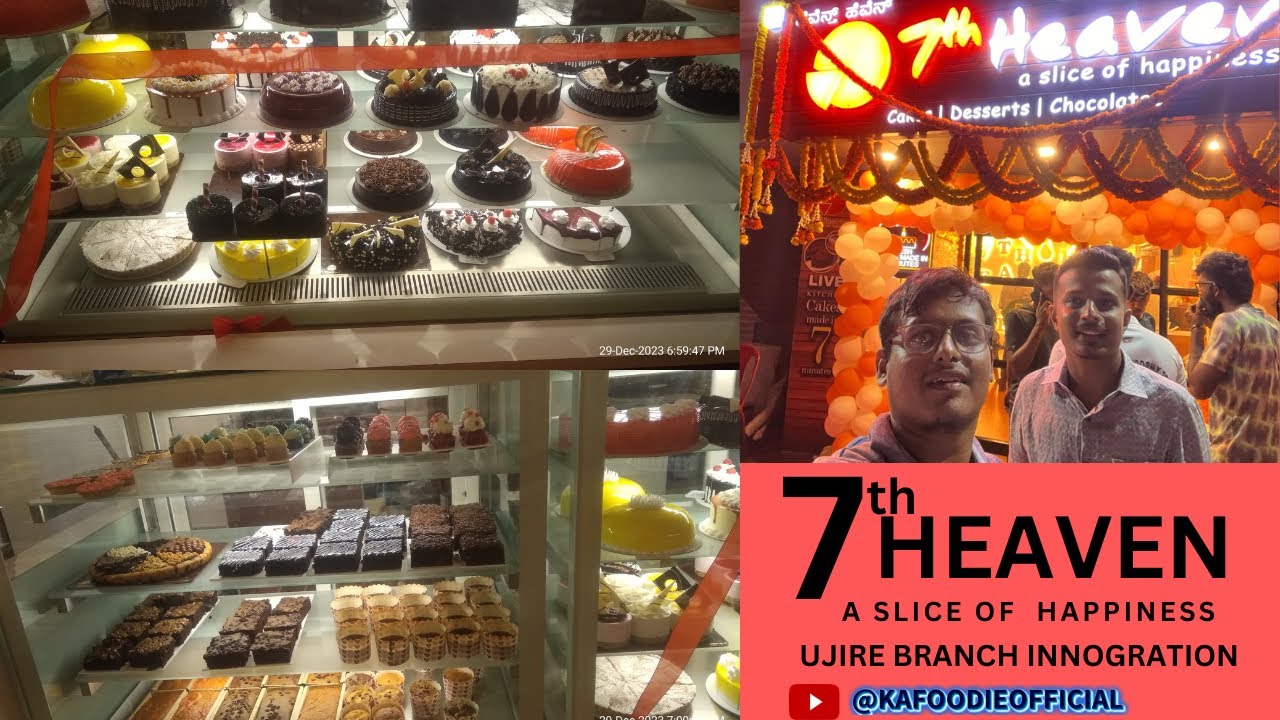7th heaven new cake shop in ujire - YouTube