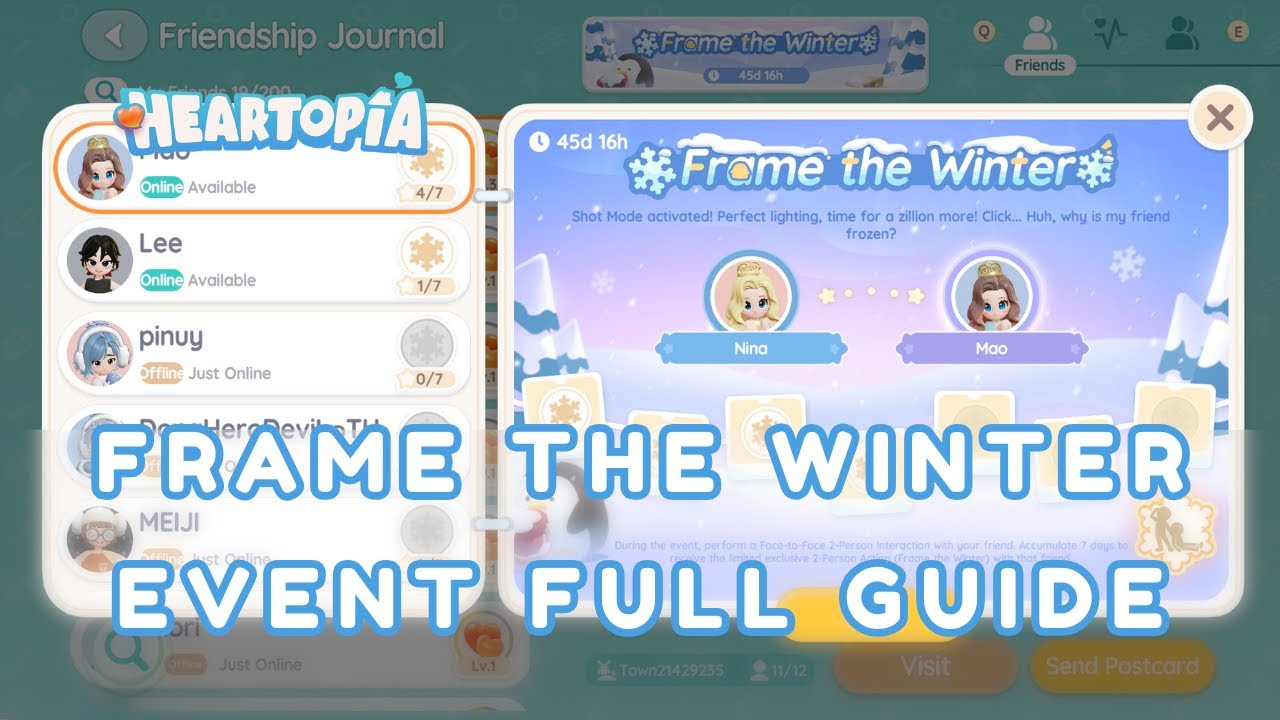 How to Get the Limited Two-Person Action (Frame the Winter Event ...
