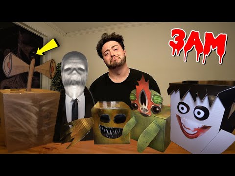 DO NOT OPEN ALL CREEPYPASTA MYSTERY BOXES AT 3 AM!! (SCARY)