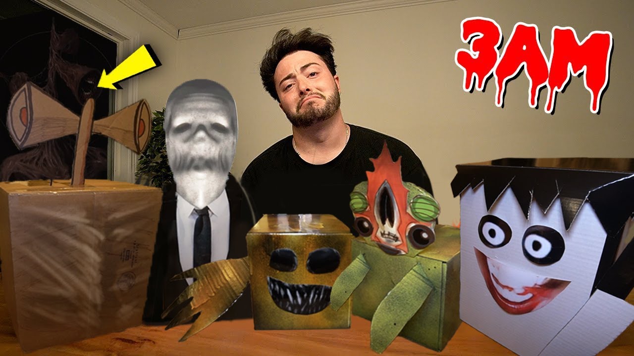 DO NOT OPEN ALL CREEPYPASTA MYSTERY BOXES AT 3 AM!! (SCARY) - YouTube