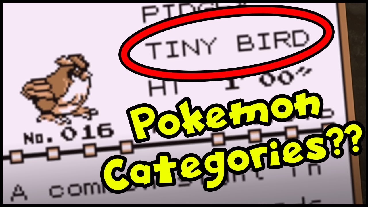 WHAT ARE POKEMON CATEGORIES?? - YouTube