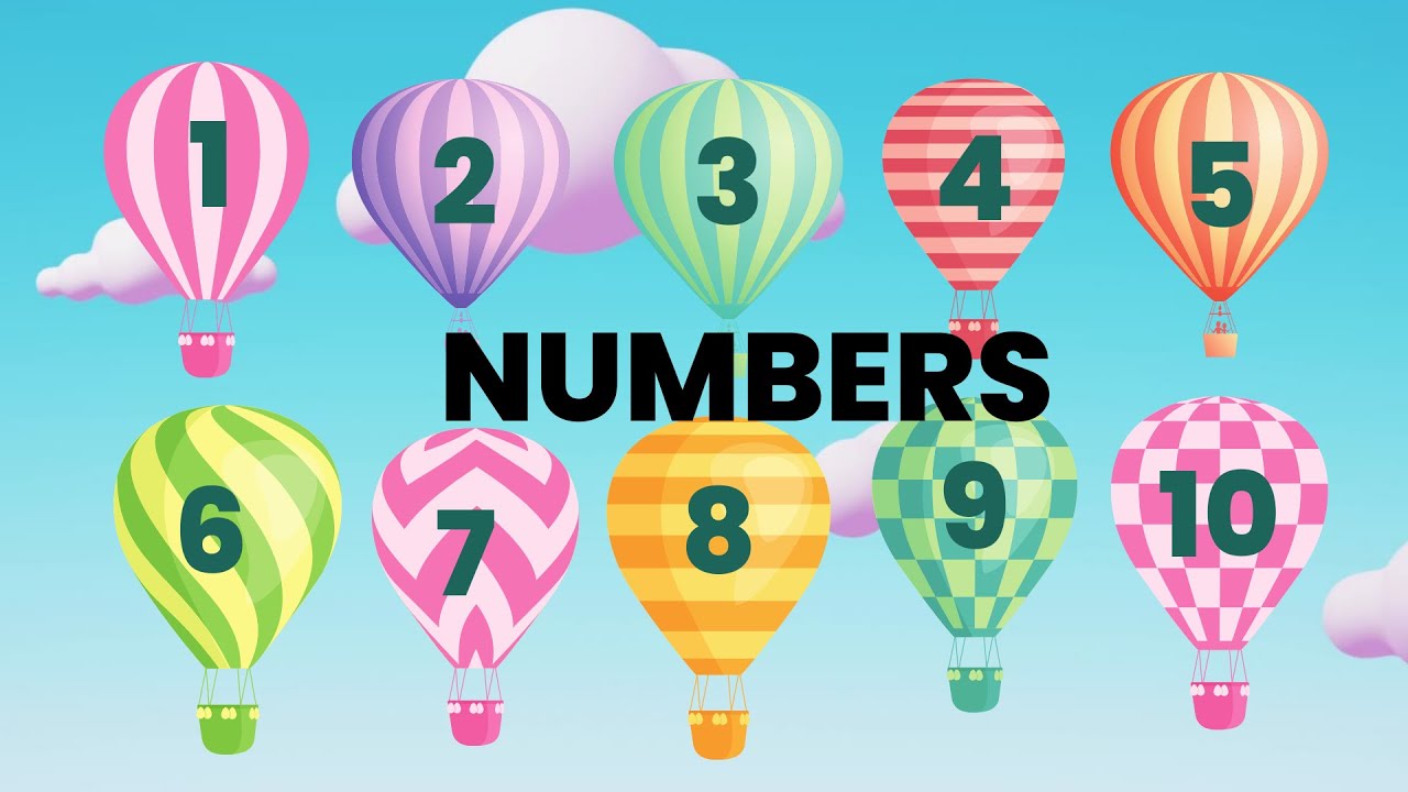 Learn 1 to 10 Numbers | 123 Number Names | 1234 Counting for Kids ...