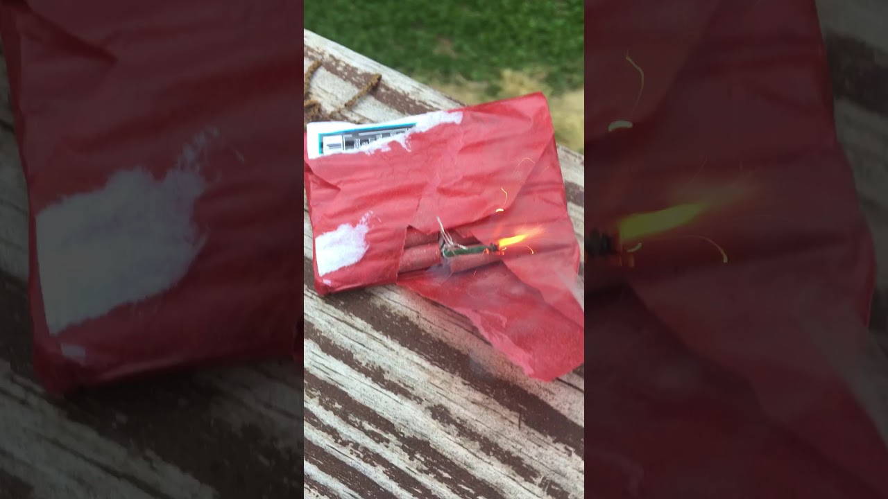 Cherry bomb fire crackers - YouTube