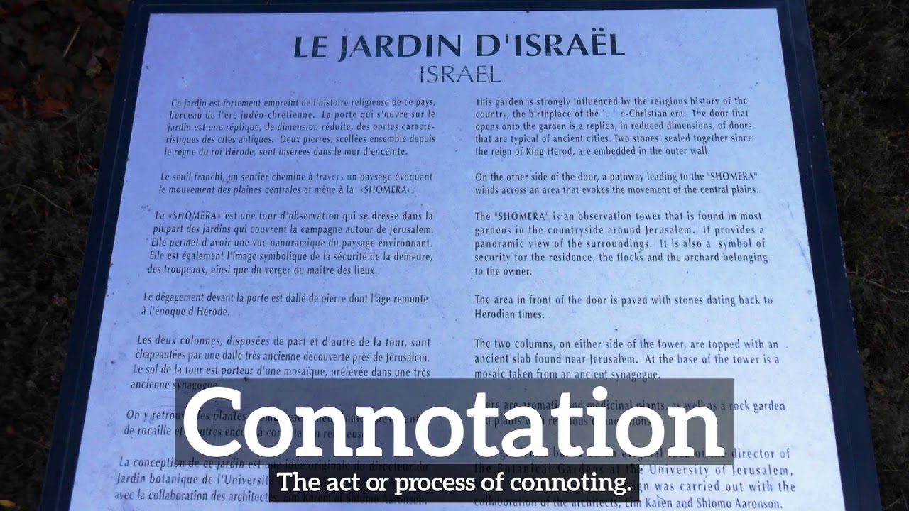 How to Say Connotation in English? | How Does Connotation Look? | What ...
