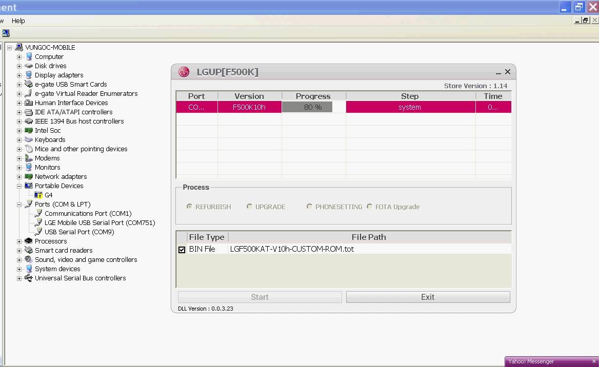 Build LG Custom rom TOT file KDZ file flashing with LGUP OK By vungoc ...