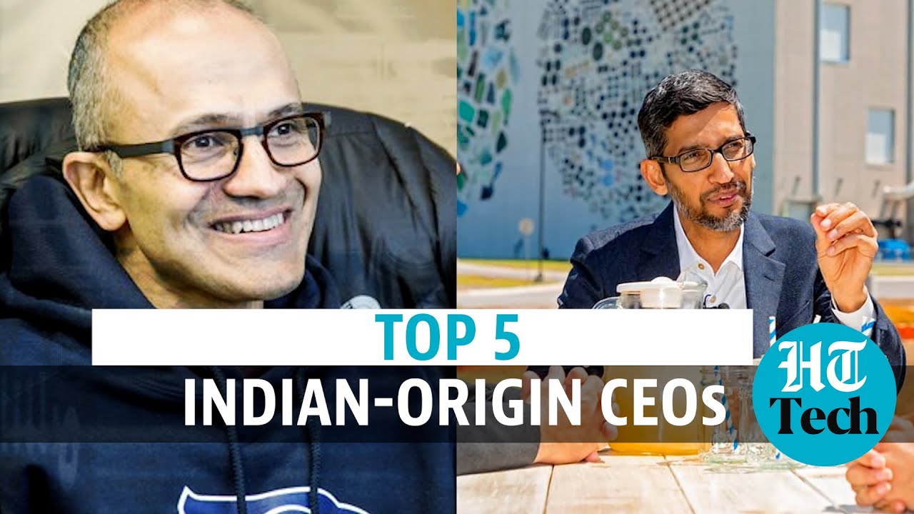 Top 5 Indian-origin CEOs who made the country proud - YouTube