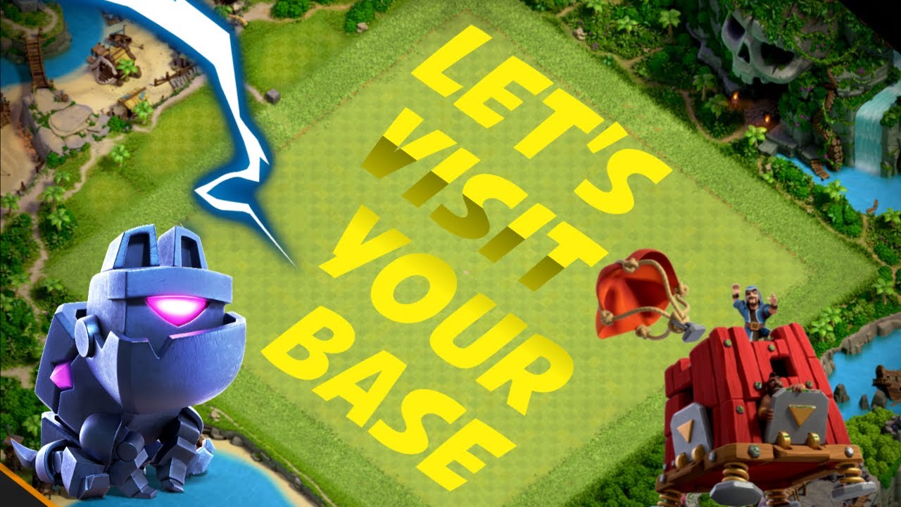 Clan Raid Weekend|COC LIVE | LET'S VISIT YOUR BASE | Base Review ...