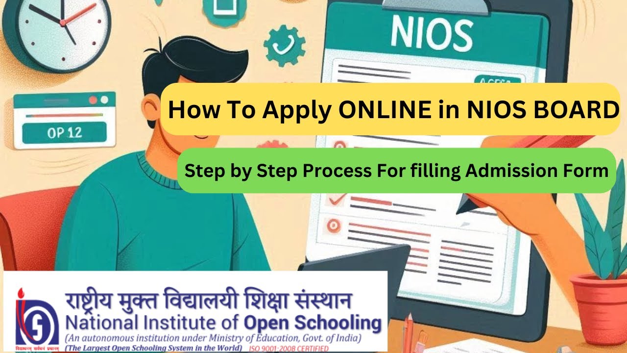 How to apply online in Nios Board | nios online admission process - YouTube