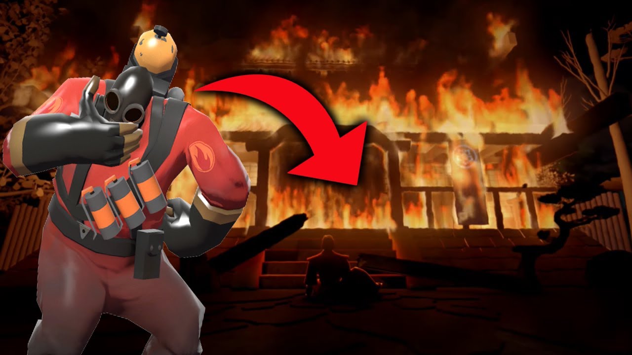 Tf2 pyro laughs at tragedy - YouTube
