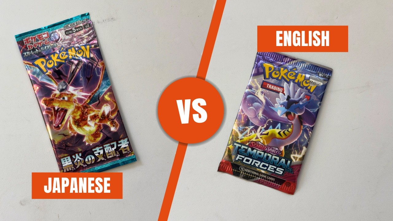 Japanese Vs English Pokemon Cards - What's the Difference? - YouTube