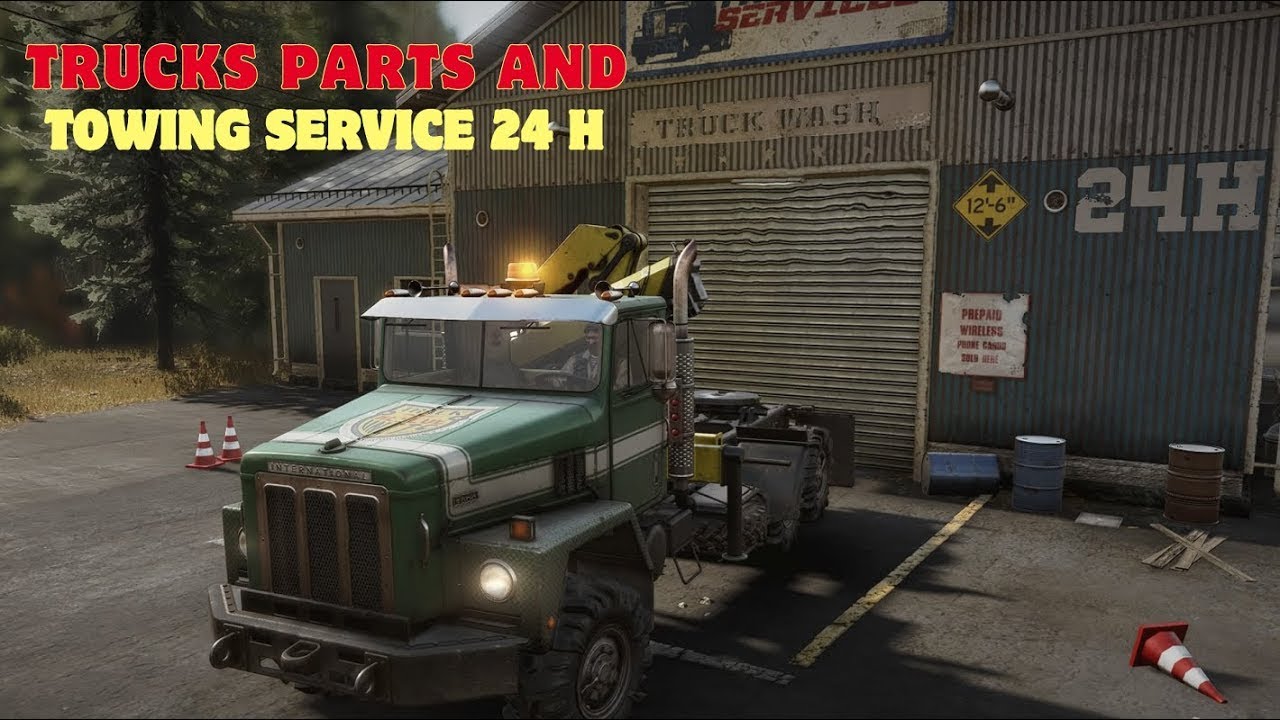 SnowRunner : Trucks Parts And Towing Service 24h - YouTube